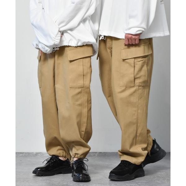 ZOZO問い合わせ番号:61520872ショップ:Starting Over，スターティングオーバーブランド:Starting Over，スターティングオーバー商品名:ツイル 6POCKET ワイドカーゴパンツカテゴリ:パンツ>カーゴ...