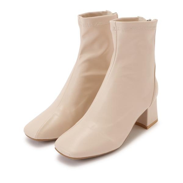 『タイムセール実施中』ZOZO問い合わせ番号:61522862ショップ:Lace Ladies，レースレディースブランド:Lace Ladies，レースレディース商品名:スクエアトゥ 太ヒールショートブーツカテゴリ:シューズ>ブーツブ...