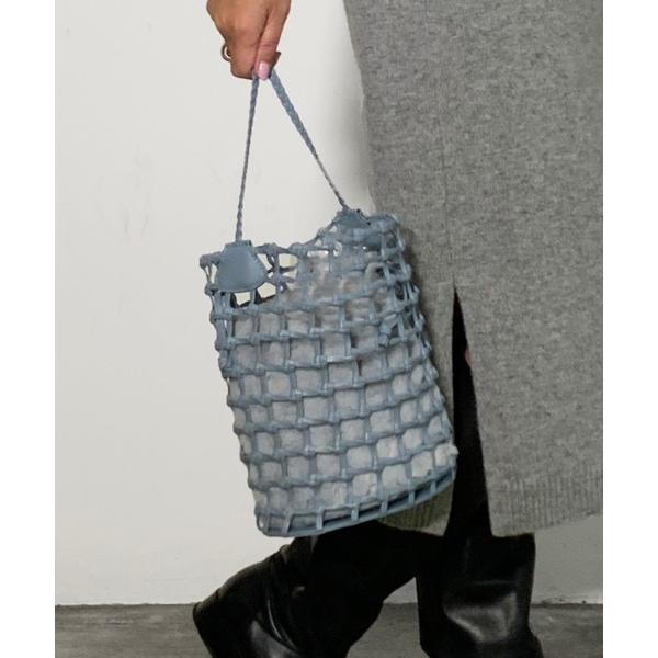 『タイムセール実施中』ZOZO問い合わせ番号:61530398ショップ:COMMON WARE，コモンウェアブランド:AT CREATION，アットクリエイション商品名:EM:AT CREATION:ファー巾着付き　メッシュトート　軽量カテ...