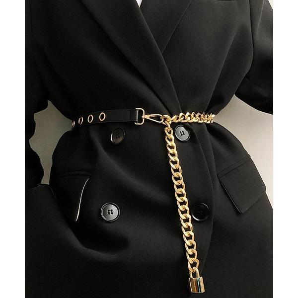 『セール実施中』ZOZO問い合わせ番号:61574347ショップ:FRP，エフアールピーブランド:LA VORAGINE，ラ ヴォラジネ，FRP，エフアールピー商品名:PUチェーンベルトカテゴリ:ファッション雑貨>ベルトブランド品番:...