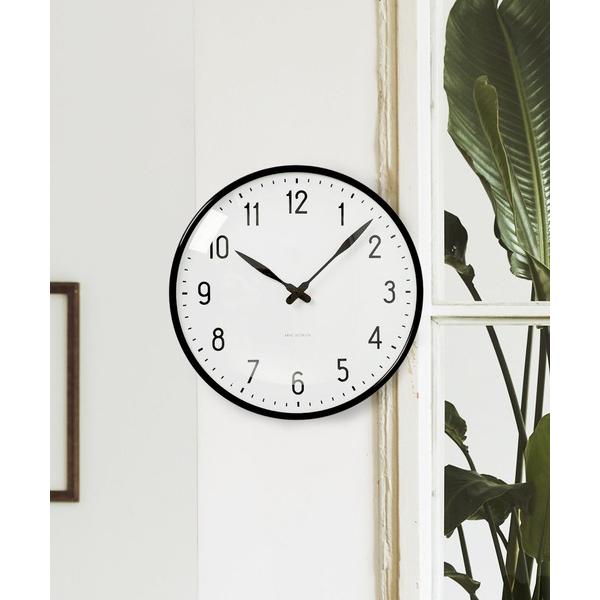 『タイムセール実施中』ZOZO問い合わせ番号:61575271ショップ:U-STREAM，ユーストリームブランド:ARNE JACOBSEN，アルネヤコブセン商品名:ARNE JACOBSEN STATION WALL CLOCK アルネ ...