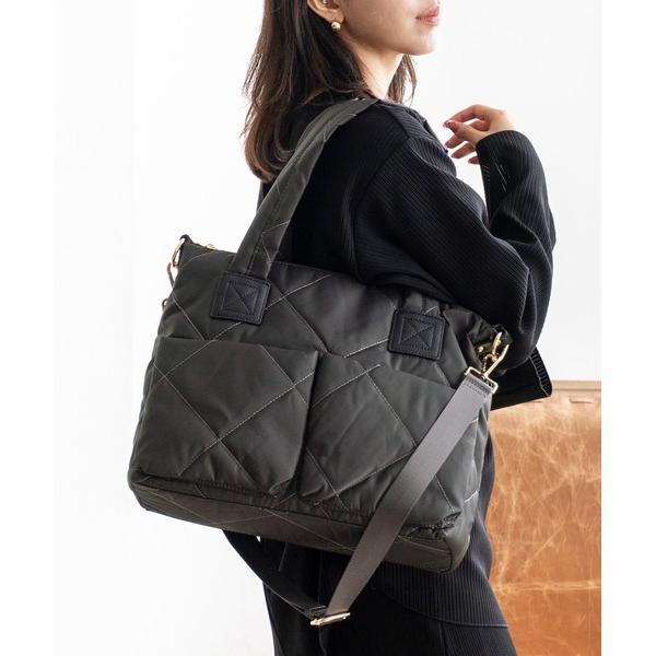 『セール実施中』ZOZO問い合わせ番号:61710656ショップ:VitaFelice，ヴィータフェリーチェブランド:VitaFelice，ヴィータフェリーチェ商品名:キルティング2wayナイロントートバッグカテゴリ:バッグ>トートバ...