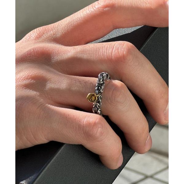 ZOZO問い合わせ番号:61713259ショップ:MR.OLIVE，ミスターオリーブブランド:amp japan，アンプジャパン商品名:Byzantine RG チェーンリングカテゴリ:アクセサリー>リングブランド品番:NNAJ-24...