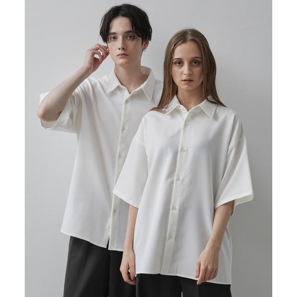 ZOZO問い合わせ番号:61747439ショップ:EMMA CLOTHES，エマ クローズブランド:CLEL，クレイル商品名:【CLEL】TR Loose Half Sleeve Regular Collar Shirt / TR ルーズ半...