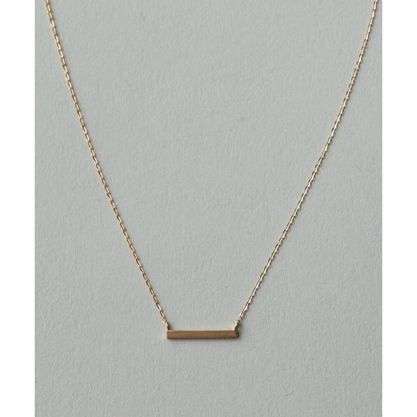 ZOZO問い合わせ番号:61783080ショップ:ete，エテブランド:ete，エテ商品名:[レイヤード] K18YG バー ネックレスカテゴリ:アクセサリー>ネックレスブランド品番:261067素材:K18イエローゴールド(ニッケル...