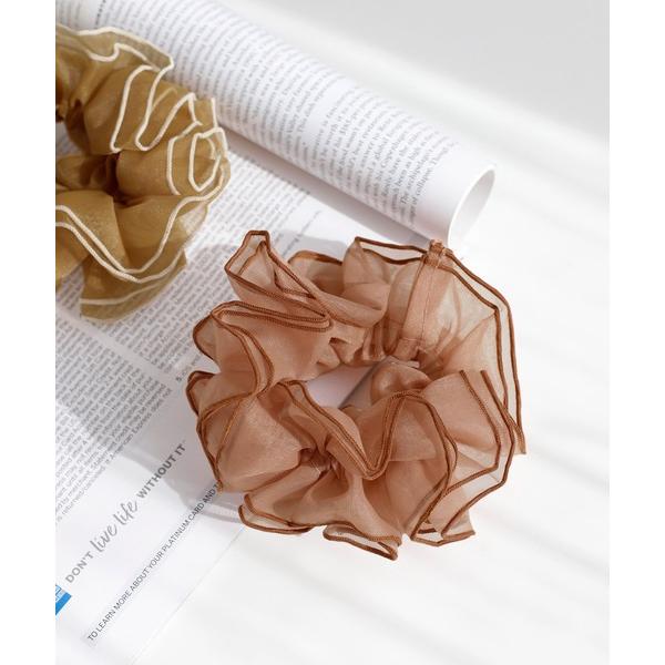 ZOZO問い合わせ番号:61818257ショップ:ANEMONE，アネモネブランド:ANEMONE，アネモネ商品名:オーガンジー×パイピングシュシュカテゴリ:ヘアアクセサリー>シュシュブランド品番:X2300127H素材:ポリエステル...