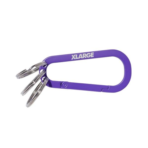 ZOZO問い合わせ番号:61893401ショップ:XLARGE，エクストララージブランド:XLARGE，エクストララージ商品名:STANDARD LOGO KEYRING CARABINERカテゴリ:財布/小物>キーホルダーブランド品...
