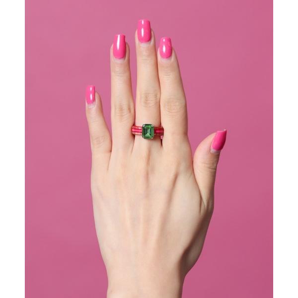 ZOZO問い合わせ番号:61895224ショップ:BEAMS WOMEN，ビームスウィメンブランド:Ray BEAMS，レイビームス商品名:カラー ビジュー リングカテゴリ:アクセサリー>リングブランド品番:61-44-1047-47...