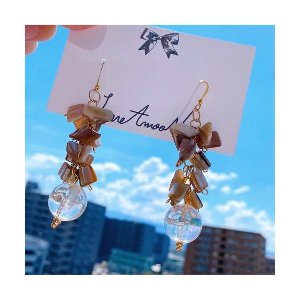 ※このアイテムは返品・交換対象外商品です。ZOZO問い合わせ番号:61895871ショップ:TONE，トーンブランド:tone，トーン商品名:【LoveAmooN】seashells (MA)カテゴリ:アクセサリー>ピアス（両耳用）ブ...