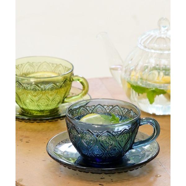 ZOZO問い合わせ番号:61897714ショップ:DULTON，ダルトンブランド:DULTON，ダルトン商品名:GLASS CUP ＆ SAUCER ”FIORE”/グラスカップ＆ソーサー ”フィオーレカテゴリ:食器/キッチン>グラス...