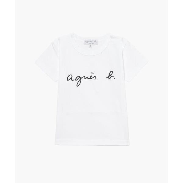 ZOZO問い合わせ番号:62338502ショップ:agnes b.，アニエスベーブランド:agnes b.，アニエスベー商品名:キッズ ロゴ コットン 半袖 Tシャツカテゴリ:トップス>Tシャツ/カットソーブランド品番:EAT1S13...
