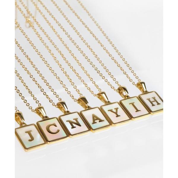 『セール実施中』ZOZO問い合わせ番号:62437818ショップ:SBG，エスビージーブランド:blackdia ocean，ブラックダイヤオーシャン商品名:blackdia ocean イニシャルシェルネックレスカテゴリ:アクセサリー&g...