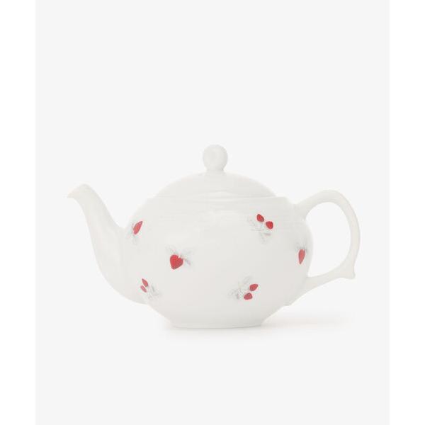 ZOZO問い合わせ番号:62439891ショップ:Afternoon Tea LIVING，アフタヌーンティー・リビングブランド:Afternoon Tea，アフタヌーンティー商品名:ストロベリー茶漉し付きティーポット/パラレルカテゴリ:食...