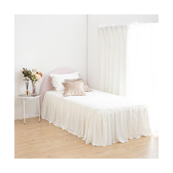 ZOZO問い合わせ番号:62475063ショップ:Francfranc，フランフランブランド:Francfranc，フランフラン商品名:目隠しになるフリル付きシーツ シングル アイボリーカテゴリ:インテリア>寝具ブランド品番:1102...