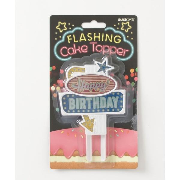 ZOZO問い合わせ番号:62542087ショップ:FRIDGE，フリッジブランド:fridge，フリッジ商品名:☆【SUCK UK】サックユーケー Flashing Cake Topper - Happy Birthdayカテゴリ:インテリ...