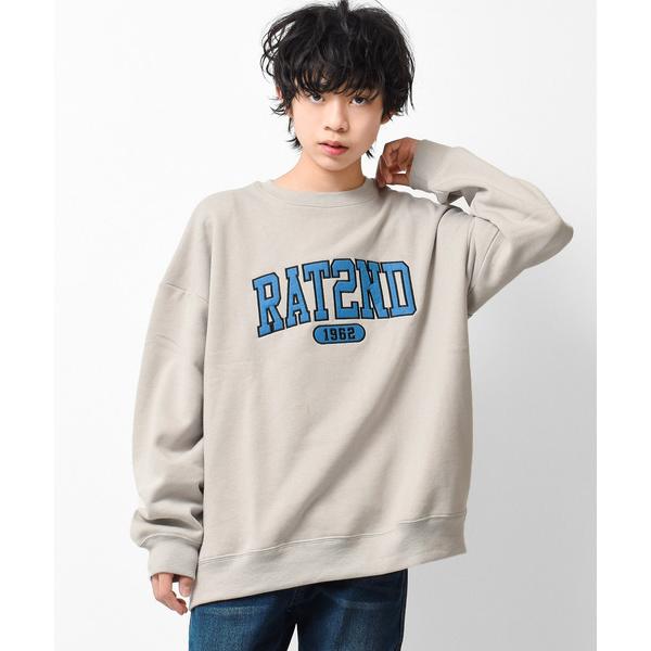 『セール実施中』ZOZO問い合わせ番号:62609939ショップ:SHUSHU，シュシュブランド:RAT EFFECT，ラットエフェクト，SHUSHU，シュシュ商品名:【裏起毛】アーチロゴ刺繍トレーナーカテゴリ:トップス>スウェットブ...