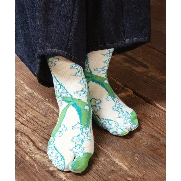 ※このアイテムは返品・交換対象外商品です。ZOZO問い合わせ番号:62644260ショップ:チャイハネ，チャイハネブランド:カヤ，カヤ商品名:【カヤ】足袋型くつ下23〜25cm 鈴蘭カテゴリ:レッグウェア>ソックス/靴下ブランド品番:...