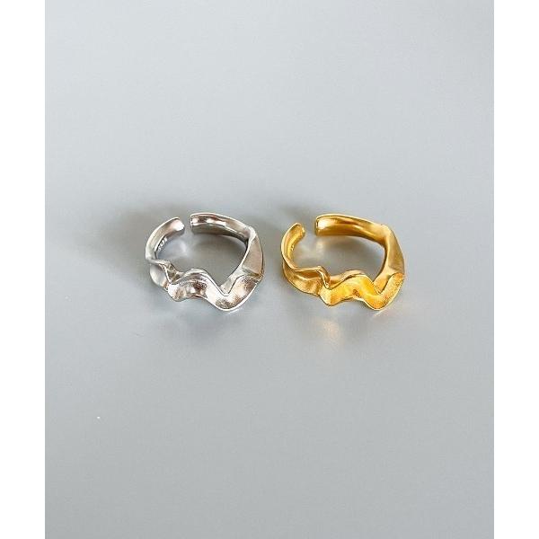 『セール実施中』ZOZO問い合わせ番号:62646829ショップ:wears，ウェアーズブランド:mou，モウ商品名:S925 Double fluttering ringカテゴリ:アクセサリー>リングブランド品番:nmd1308r素...