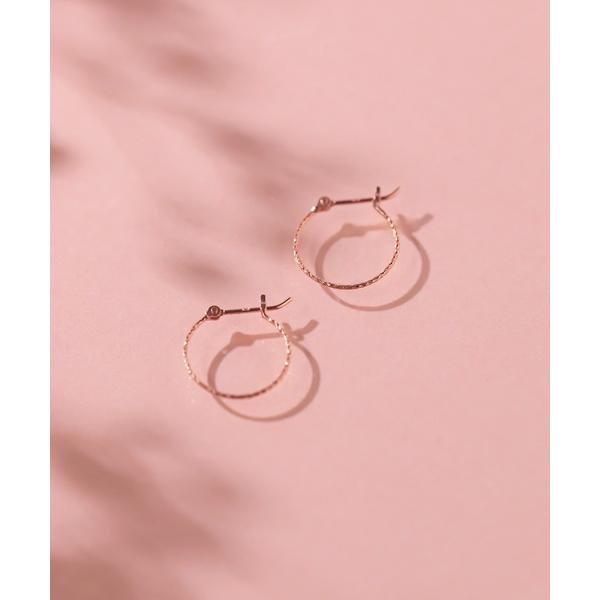 ※このアイテムは返品・交換対象外商品です。ZOZO問い合わせ番号:62682301ショップ:BLOOM ONLINE STORE，ブルームオンラインストアブランド:BLOOM，ブルーム商品名:K10 ピンクゴールド フープピアス BLOOM...