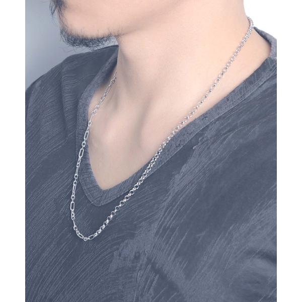 ZOZO問い合わせ番号:62695134ショップ:MASSIVE STORE，マッシブストアブランド:YArKA，ヤーカ商品名:【YArKA/ヤーカ】silver925 mix chain necklace [LBN4]/ミックスチェーンネ...