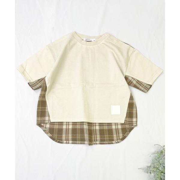 『セール実施中』ZOZO問い合わせ番号:62779463ショップ:Si・Shu・Non，シ・シュ・ノンブランド:CLOUDY， FINE LATER，クラウディファインレター，Si・Shu・Non，シシュノン商品名:チェック切替 5分袖 T...