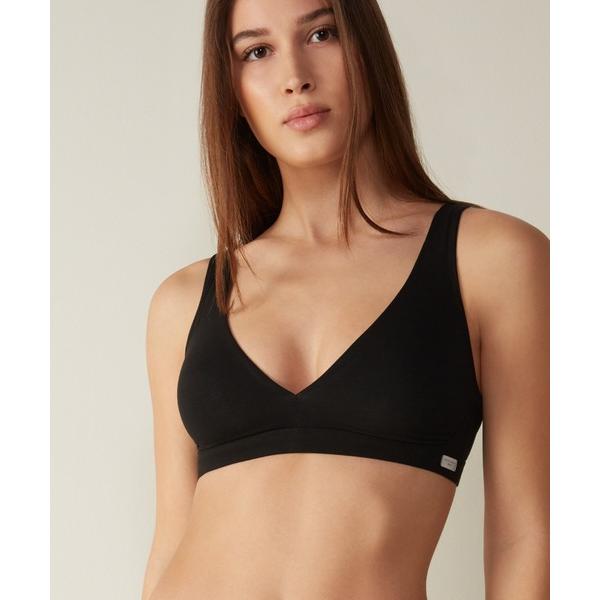 ZOZO問い合わせ番号:62814098ショップ:Intimissimi，インティミッシミブランド:Intimissimi，インティミッシミ商品名:Lara コットン トライアングルブラカテゴリ:アンダーウェア>ブラジャーブランド品番...