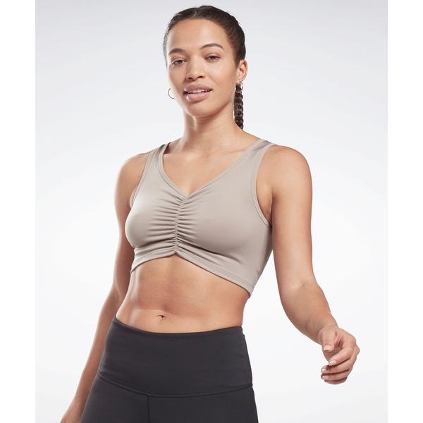 『セール実施中』ZOZO問い合わせ番号:62816413ショップ:Reebok，リーボックブランド:Reebok，リーボック商品名:スタジオ ラッシュ クロップド タンク トップ / Studio Ruched Cropped Tank T...