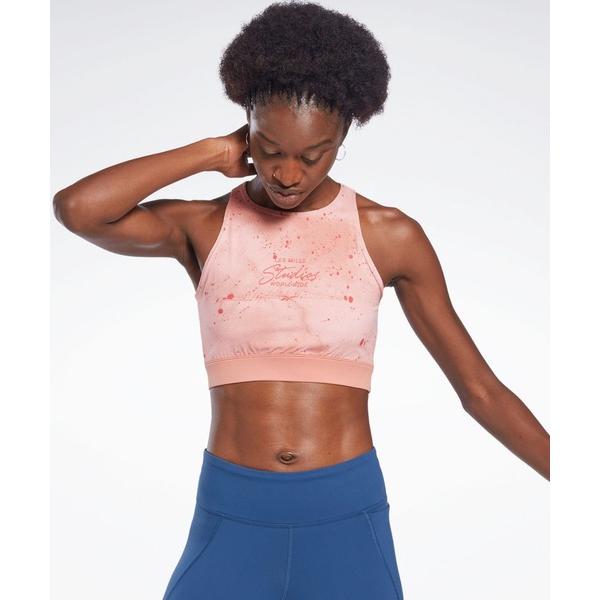 『セール実施中』ZOZO問い合わせ番号:62816593ショップ:Reebok，リーボックブランド:Reebok，リーボック商品名:レズミルズ プリンテッド クロップ トップ  / Les Mills Printed Crop Topカテゴ...