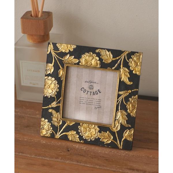 『タイムセール実施中』ZOZO問い合わせ番号:62884945ショップ:RiNc，リンクブランド:ammy.，エイミードット商品名:【 ammy. / エイミードット 】 アンティーク調 フラワー フォトフレーム / 写真立てカテゴリ:イン...