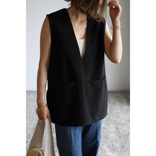 『セール実施中』ZOZO問い合わせ番号:62915867ショップ:Bonjour Sagan，ボンジュールサガンブランド:Bonjour Sagan，ボンジュールサガン商品名:フロントポケットベストカテゴリ:トップス>ベストブランド品...