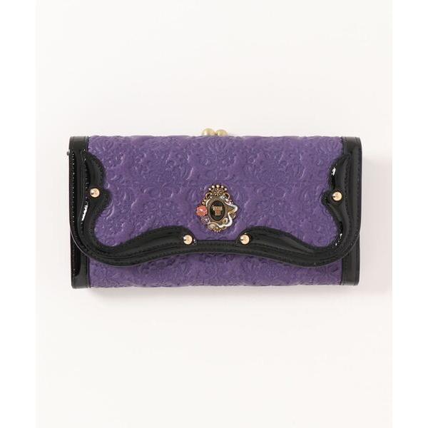 ZOZO問い合わせ番号:63085672ショップ:KUIPO，クイーポブランド:ANNA SUI，アナスイ商品名:セルパン _口金長財布カテゴリ:財布/小物>財布ブランド品番:316110素材:牛革原産国:中国カラー:ブラック，グリー...