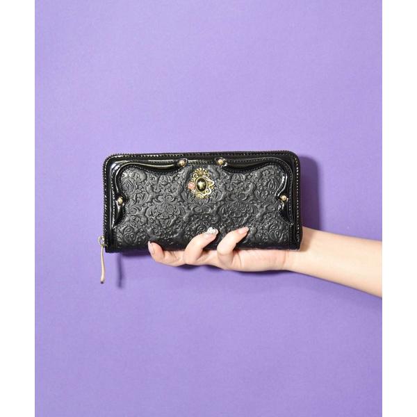 ZOZO問い合わせ番号:63085673ショップ:KUIPO，クイーポブランド:ANNA SUI，アナスイ商品名:セルパン _ラウンド長財布カテゴリ:財布/小物>財布ブランド品番:316111素材:牛革原産国:ベトナムカラー:ブラック...