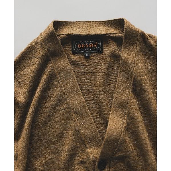 ZOZO問い合わせ番号:63087437ショップ:BEAMS MEN，ビームス メンブランド:BEAMS PLUS，ビームスプラス商品名:Cardigan Linenカテゴリ:トップス>カーディガン/ボレロブランド品番:38-15-0...