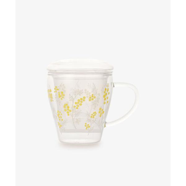 ZOZO問い合わせ番号:63087766ショップ:Afternoon Tea LIVING，アフタヌーンティー・リビングブランド:Afternoon Tea，アフタヌーンティー商品名:ミモザ茶漉し付き耐熱マグカップカテゴリ:食器/キッチン&...