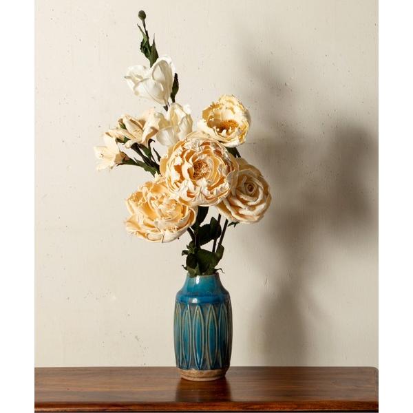 ZOZO問い合わせ番号:63244812ショップ:Million Carats，ミリオンカラッツブランド:MILLION CARATS，ミリオンカラッツ商品名:カーヴィーなデザインと落ち着いたブルーとアンティークなオフホワイトがシックな雰囲...