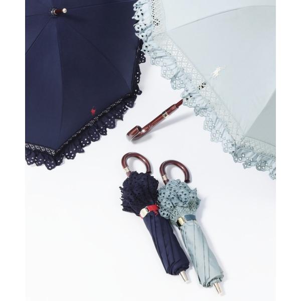 ZOZO問い合わせ番号:63278856ショップ:MOONBAT，ムーンバットブランド:POLO RALPH LAUREN，ポロ ラルフ ローレン商品名:遮光 晴雨兼用折りたたみ日傘　”エンブフリル”カテゴリ:ファッション雑貨>折りた...