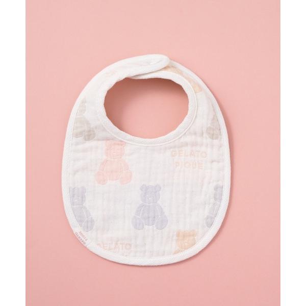 ※このアイテムは返品・交換対象外商品です。ZOZO問い合わせ番号:63381569ショップ:gelato pique，ジェラート　ピケブランド:gelato pique，ジェラートピケ商品名:【BABY】ベア3重ガーゼスタイカテゴリ:ママ＆...