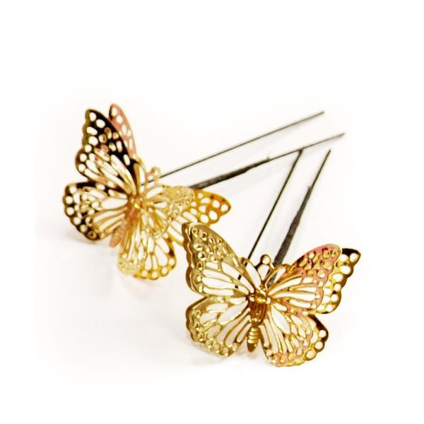 ZOZO問い合わせ番号:63553214ショップ:KIMONOMACHI，キモノマチブランド:KIMONOMACHI，キモノマチ商品名:Uピン髪飾り  蝶々 振袖髪飾り 袴 卒業式 成人式　浴衣　髪飾り成人式　ヘアアクセサリー　蝶髪飾りカテ...