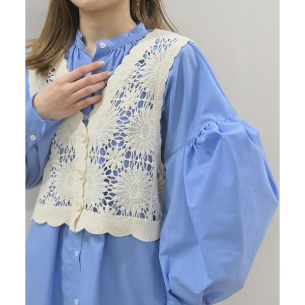 『タイムセール実施中』ZOZO問い合わせ番号:63589661ショップ:CORNERS，コーナーズブランド:CORNERS，コーナーズ商品名:クロシェレースベストカテゴリ:トップス>ベストブランド品番:145308素材:コットン100...