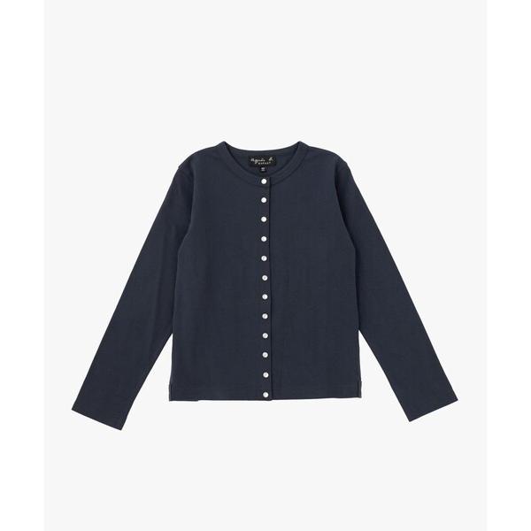 ZOZO問い合わせ番号:63800417ショップ:agnes b.，アニエスベーブランド:agnes b.，アニエスベー商品名:キッズ コットン 長袖 カーディガンプレッションカテゴリ:トップス>カーディガン/ボレロブランド品番:EA...