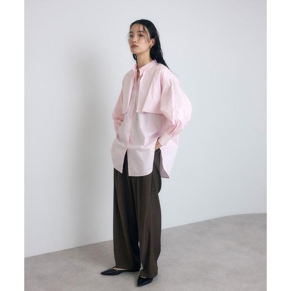 『タイムセール実施中』ZOZO問い合わせ番号:63902336ショップ:Bonjour Sagan，ボンジュールサガンブランド:Bonjour Sagan，ボンジュールサガン商品名:ブロードケープシャツカテゴリ:トップス>シャツ/ブラ...