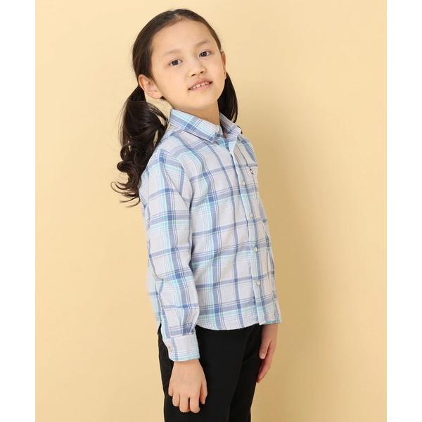 『セール実施中』ZOZO問い合わせ番号:64073973ショップ:arnold palmer，アーノルドパーマーブランド:Arnold Palmer，アーノルドパーマー商品名:ダブルガーゼ チェック長袖シャツカテゴリ:トップス>シャツ...