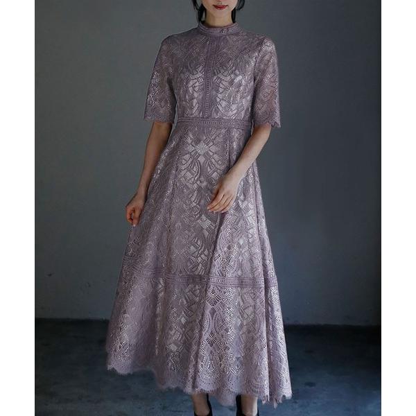 『タイムセール実施中』ZOZO問い合わせ番号:64208722ショップ:RIVER FIELD &amp; Co.，リバーフィールド　アンド　コーブランド:GIRL，ガール商品名:プチハイネックレースハイウエスト フレア ロング 結婚式 ワ...