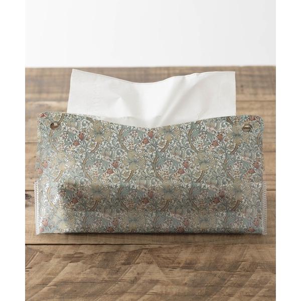 『タイムセール実施中』ZOZO問い合わせ番号:64242962ショップ:ABBEY MARKET，アビーマーケットブランド:Jubilee，ジュビリー商品名:PVCクリアティッシュケース ウィリアムモリス柄カテゴリ:インテリア>インテ...