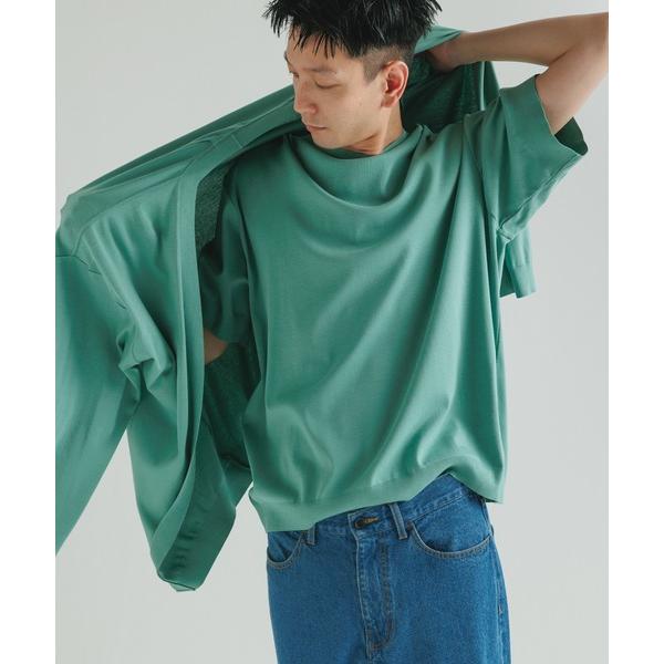 『タイムセール実施中』ZOZO問い合わせ番号:64280978ショップ:ADAM ET ROPE'，アダムエロペブランド:ADAM ET ROPE'，アダムエロペ商品名:【2点セット】セーターマシーン カーディガン＆半袖T/アンサンブルカテ...