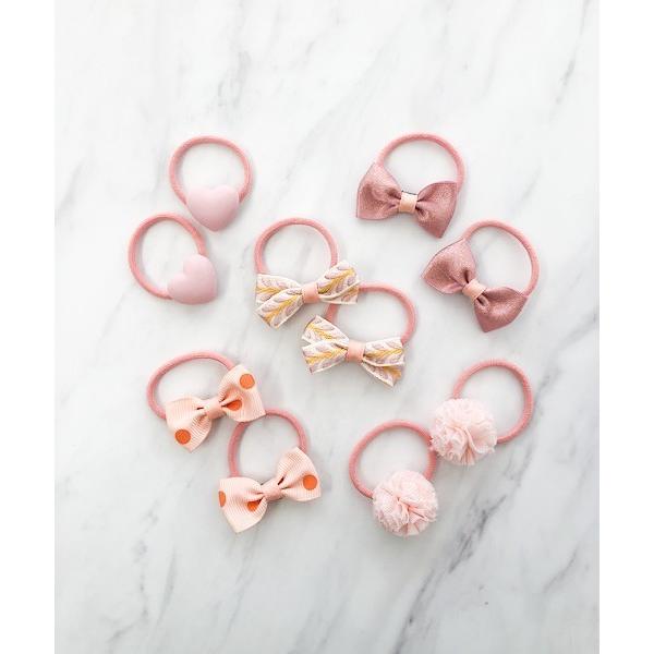 『タイムセール実施中』ZOZO問い合わせ番号:64359494ショップ:INA STUDIOS ZOO，イーナストゥディオスズーブランド:frangipani，フランジュパニ商品名:スイートリボンヘアゴムセット（KIDS）カテゴリ:ヘアアク...