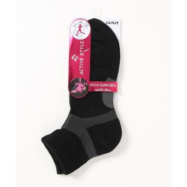 ※このアイテムは返品・交換対象外商品です。ZOZO問い合わせ番号:64360722ショップ:GUNZE，グンゼブランド:GUNZE，グンゼ商品名:ACTIVE STYLE/アクティブスタイル　アーチサポートパイル ソックス　ショート丈カテゴ...