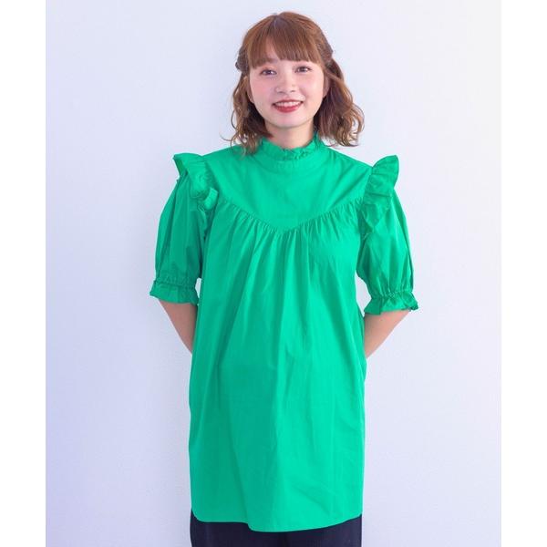 『セール実施中』ZOZO問い合わせ番号:64772247ショップ:Sweet Mommy，スウィートマミーブランド:SweetMommy，スウィートマミー商品名:フリルチュニックブラウスカテゴリ:ママ＆ベビー>マタニティウェア/グッズ...