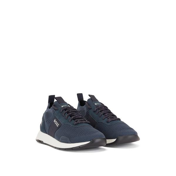 『セール実施中』ZOZO問い合わせ番号:64835848ショップ:HUGO BOSS，ヒューゴボスブランド:BOSS，ボス，HUGO BOSS，ヒューゴボス商品名:REPREVE(R)アッパー ニット スニーカーカテゴリ:シューズ>ス...