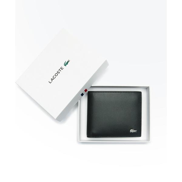 ZOZO問い合わせ番号:64910703ショップ:LACOSTE，ラコステブランド:LACOSTE，ラコステ商品名:FG 2つ折り財布カテゴリ:財布/小物>コインケースブランド品番:NH1112FG素材:牛革原産国:中国カラー:ブラッ...